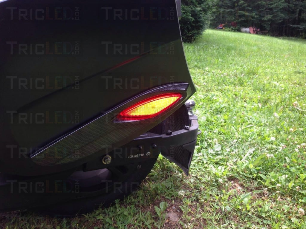 Red Triangle LED for Side Saddlebags | TricLED